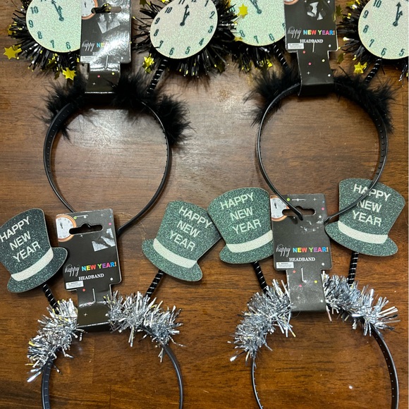 Party Supplies | New Years Celebration Boppers Headbands Set Of Four ...